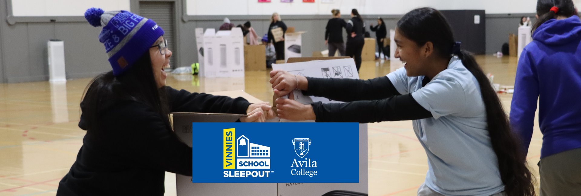 Vinnies Winter Sleepout - Avila College